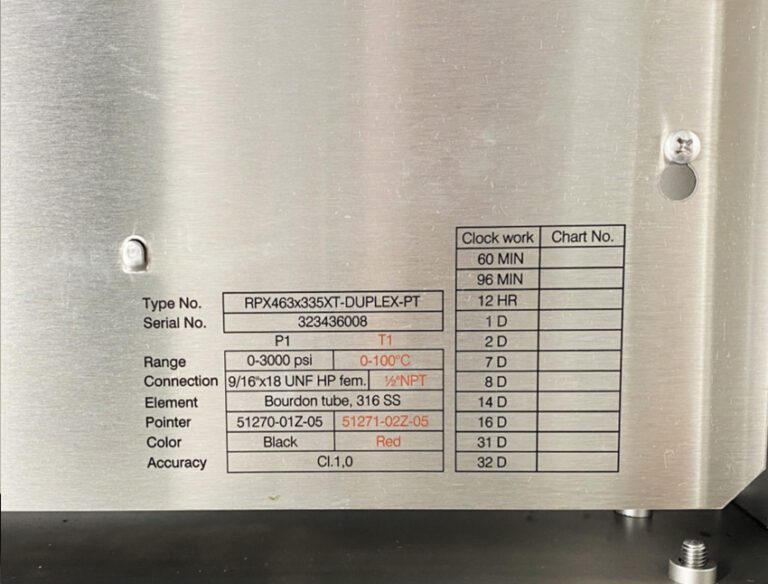 Best Dual Pen Pressure & Temperature Chart Recorder in Malaysia